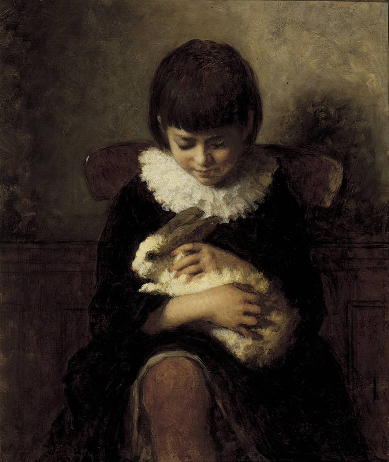 Child with a Rabbit, 1878 (Hills no. 23.0.8) | Catalogue entry ...
