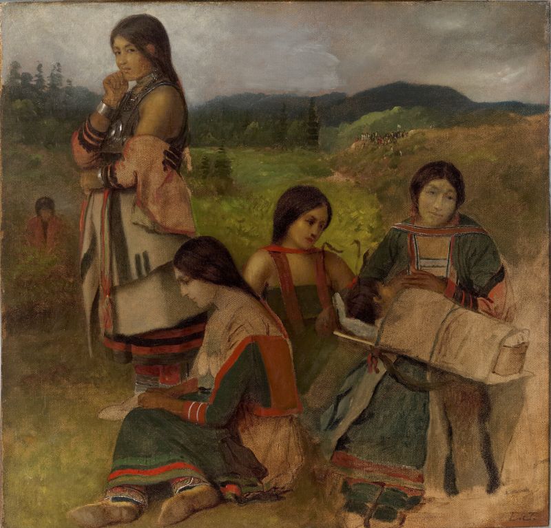 Ojibwe Women, 1857 (Hills no. 7.5.4) | Catalogue entry | Eastman ...