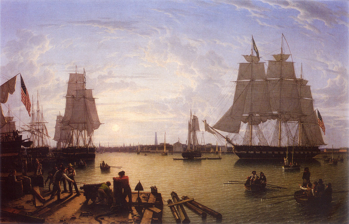 Harbor of Boston, with the City in the Distance, c.1846–47 (inv. 88 ...