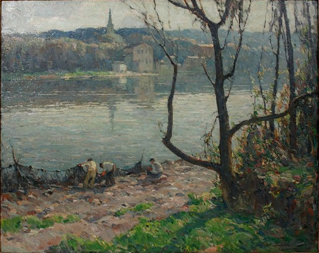 In Shad Season, 1921–22 (JFF.337) | Catalogue entry | John F. Folinsbee ...