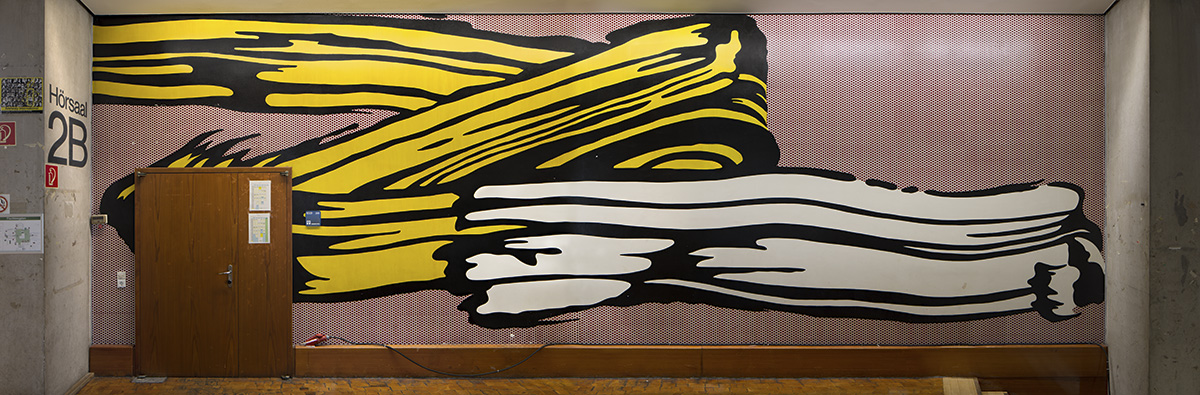 University of Düsseldorf Brushstroke Mural, 1970 (RLCR 1915 ...