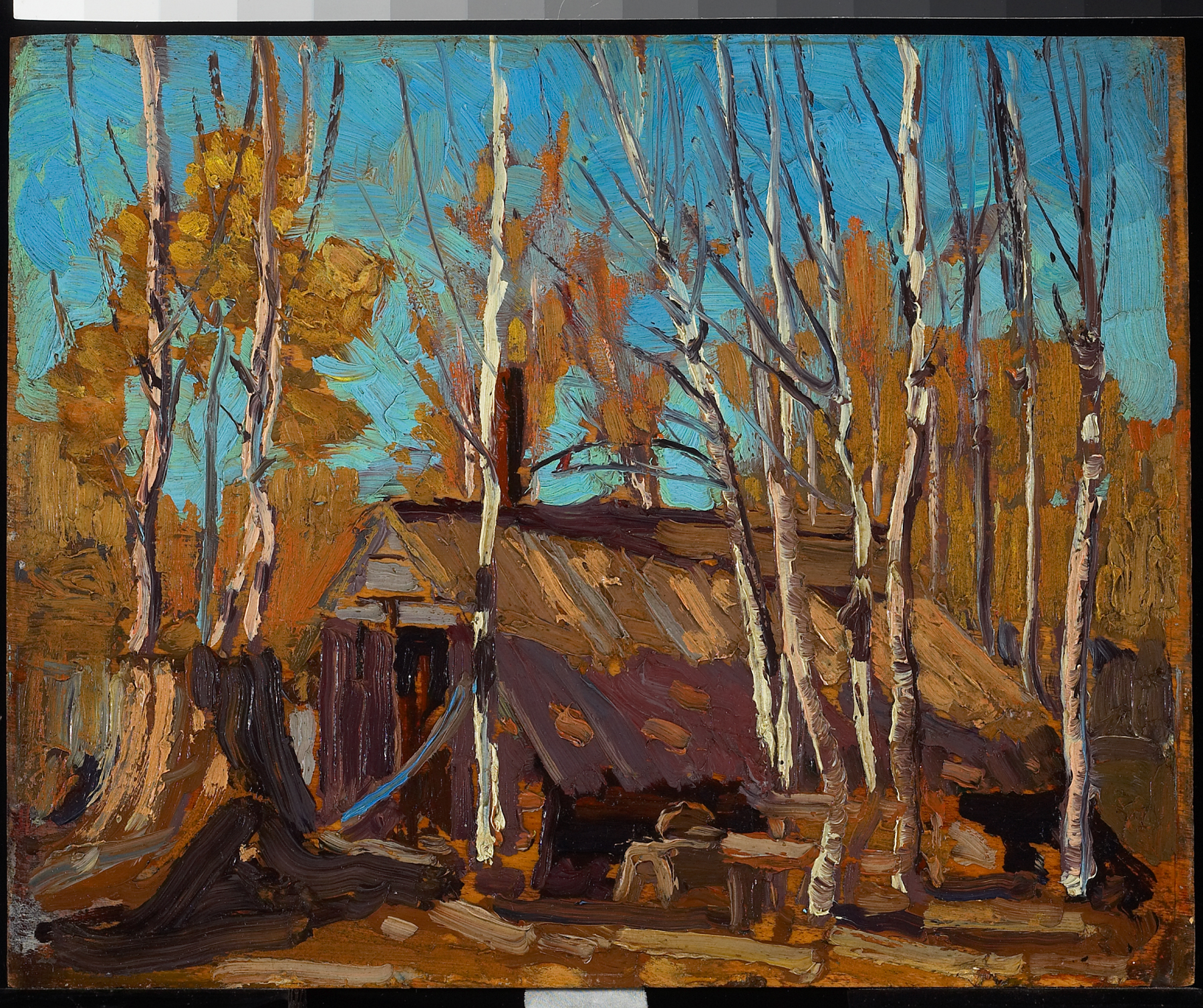 Shack in the North Country, Fall 1914 (1914.75) | Catalogue entry | Tom ...