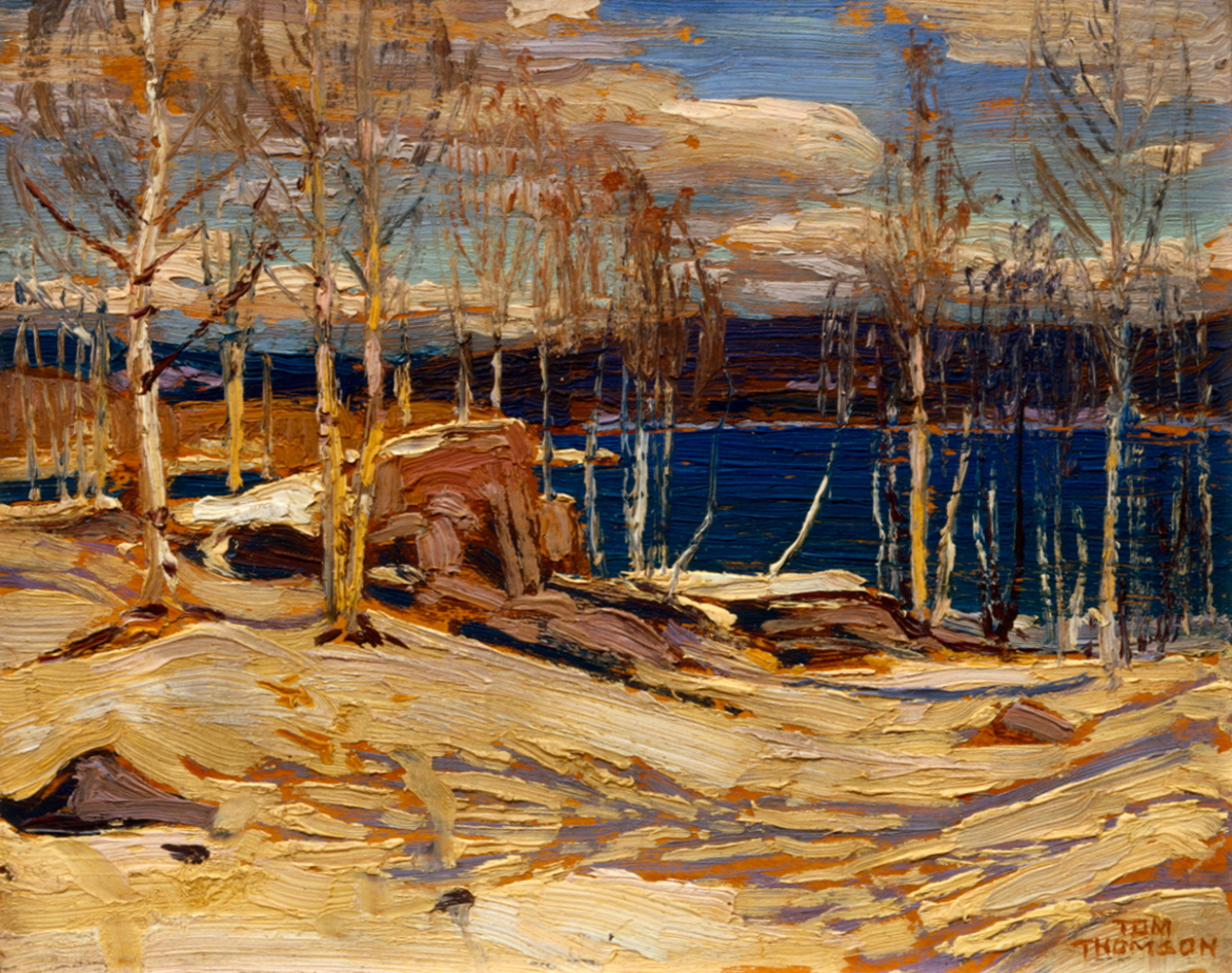 Spring Ice, Spring 1915 (1915.13) | Catalogue entry | Tom Thomson ...