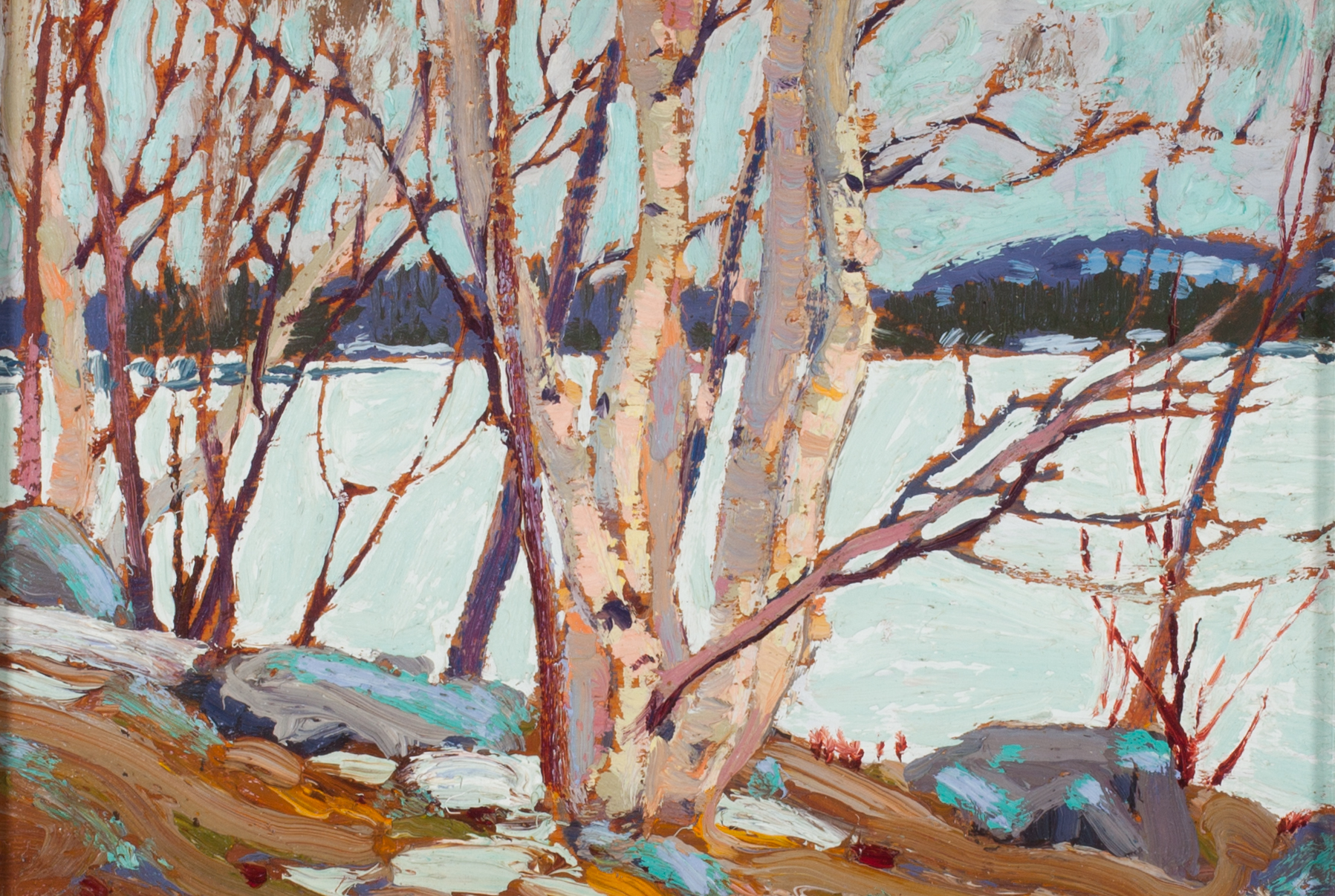 Ice Covered Lake, Spring 1917 (1917.10) | Catalogue entry | Tom Thomson ...