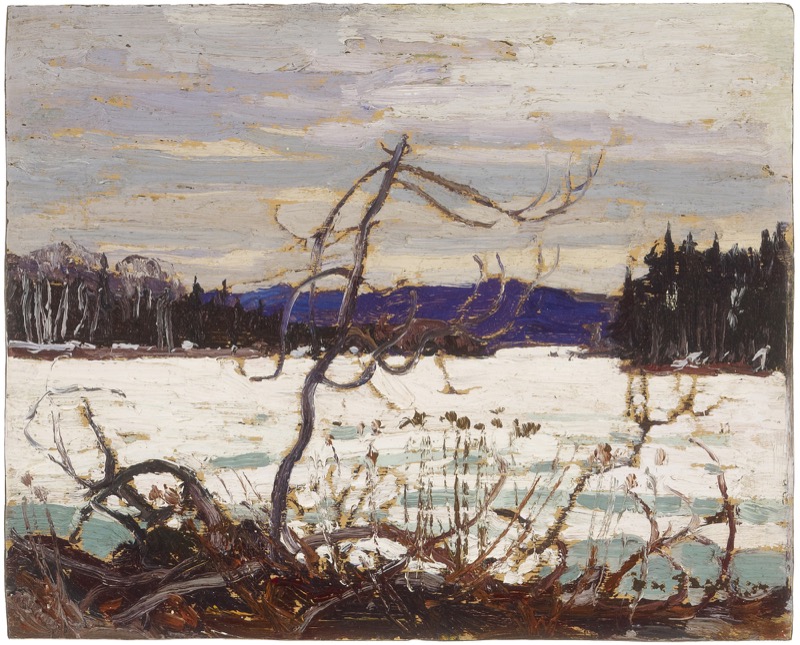 Spring Ice, Canoe Lake, Spring 1915 (1915.12) | Catalogue entry | Tom ...